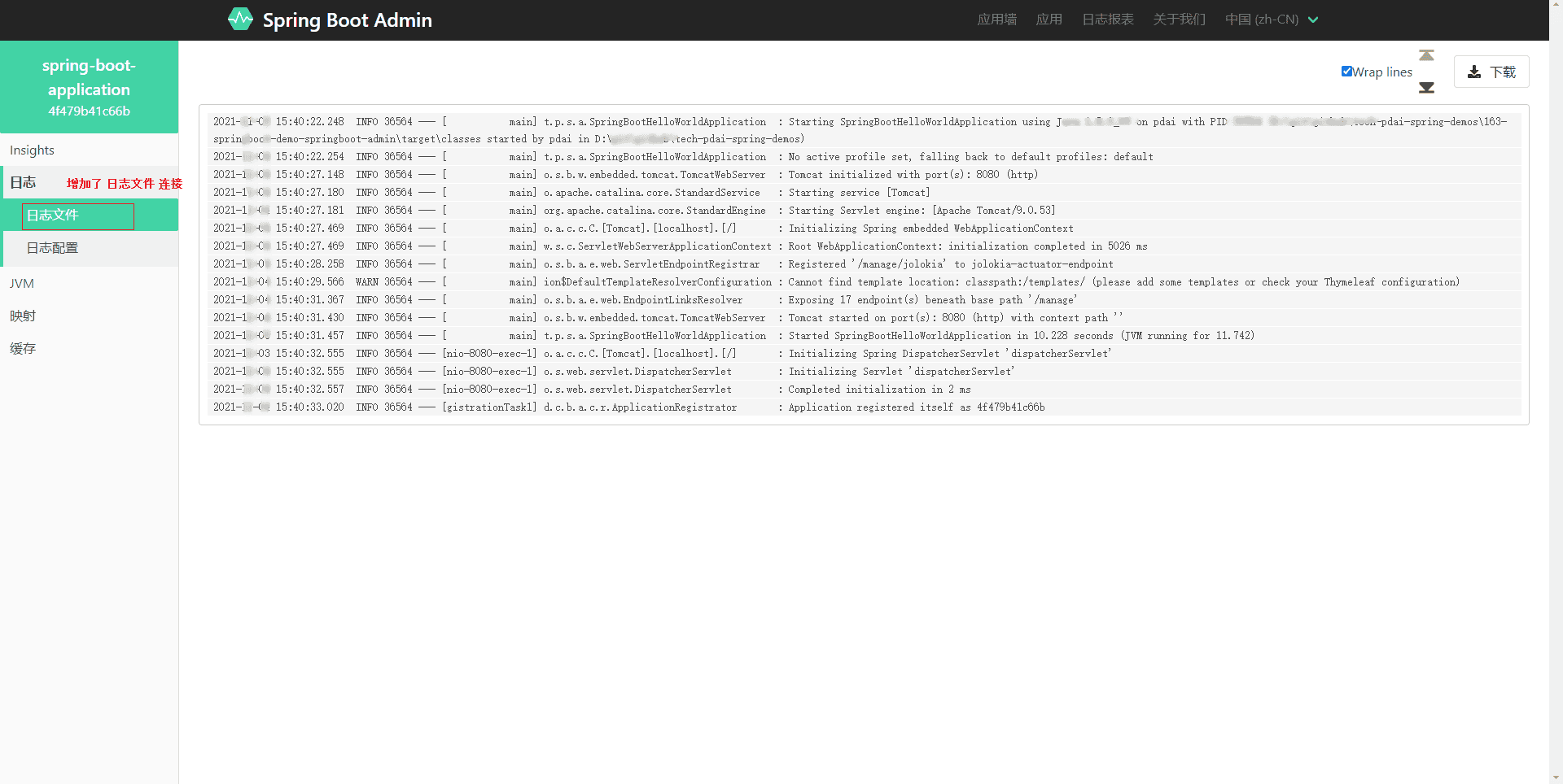Springboot监控 集成springboot Admin监控工具 Java 全栈知识体系